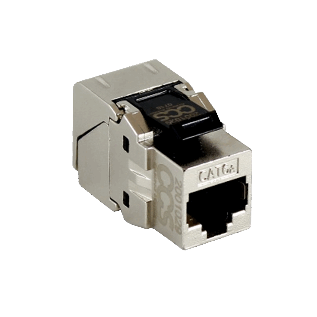 CAT6A Easy Crimp Compact STP Outlet - Optical Solutions Australia
