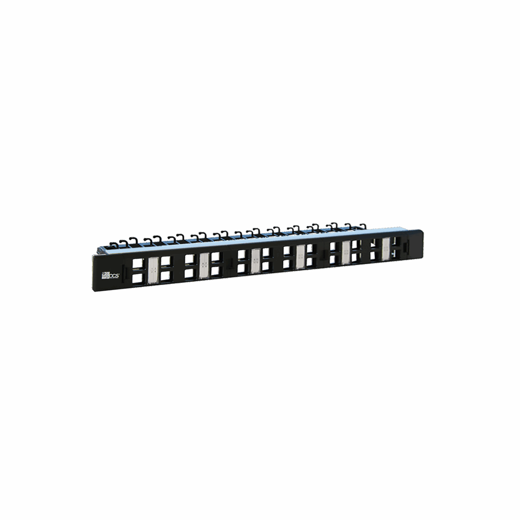 1RU 24 Port Keystone Patch Panel - Optical Solutions Australia
